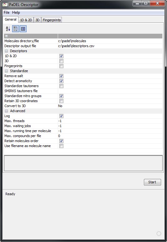 PaDEL软件使用 | Hexo